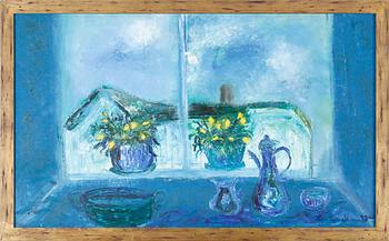 LISA PUCK NIELSEN, oil on panel, signed and dated 72. - Bukowskis