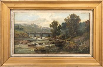 John Gunson Atkinson, Brook with a waterfall. - Bukowskis