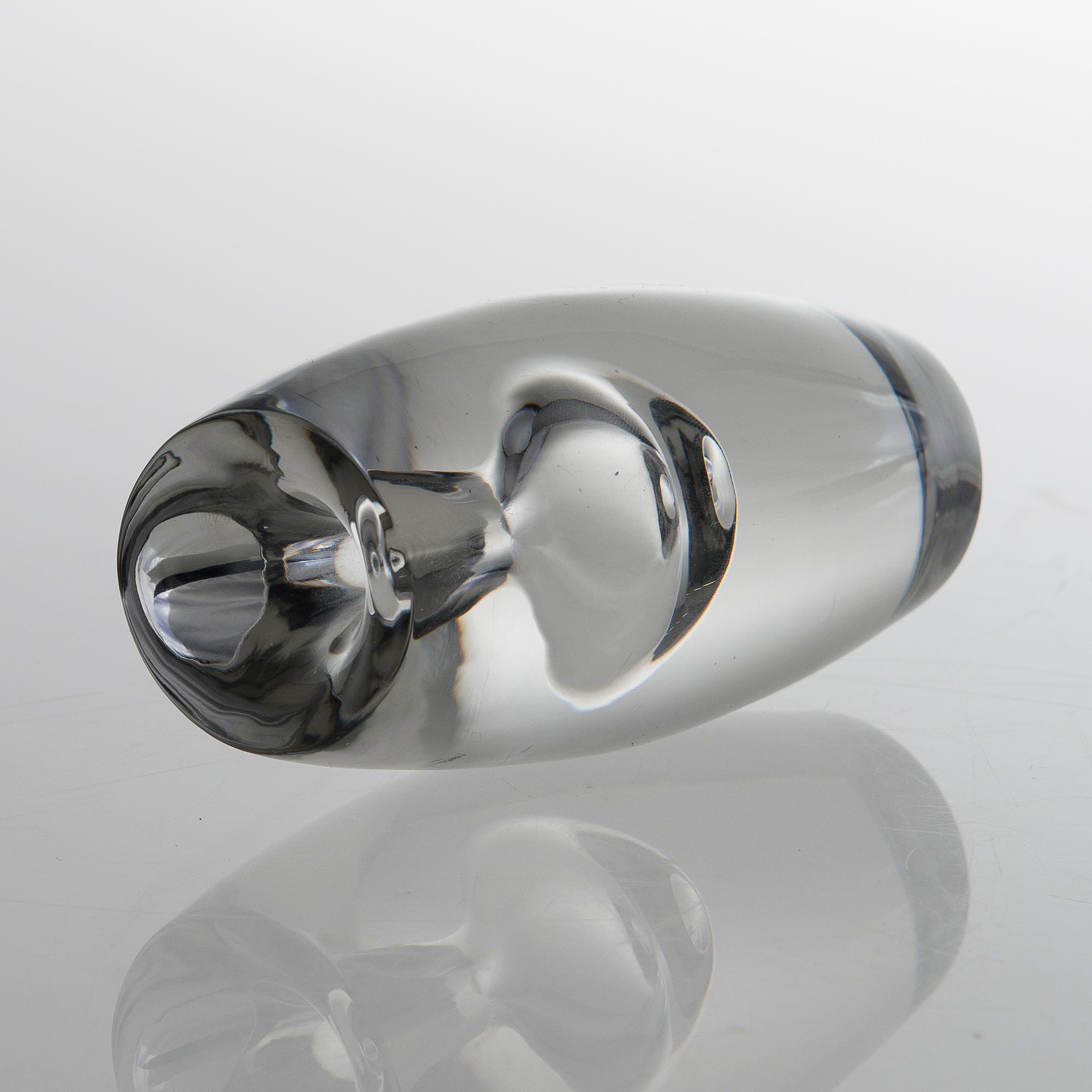 TAPIO WIRKKALA, VAS, A GLASS SKULPTURE. Tokio, 3576. Signed by Tapio ...