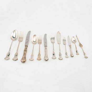 K Anderson cutlery 68 pcs silver Stockholm 1917. - Bukowskis