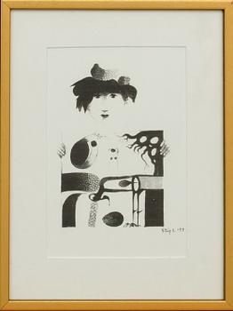 STIG LINDBERG, lithograph signed and dated in the print. - Bukowskis