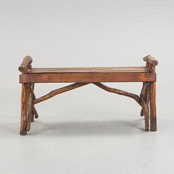 A 20th century garden bench. - Bukowskis