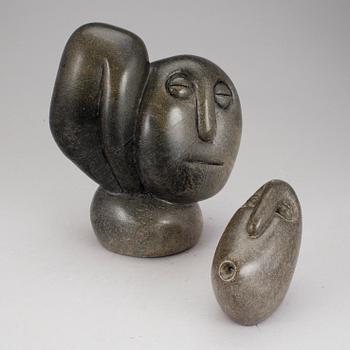 FANIZANI AKUDA, 2 sculptures of stone. - Bukowskis