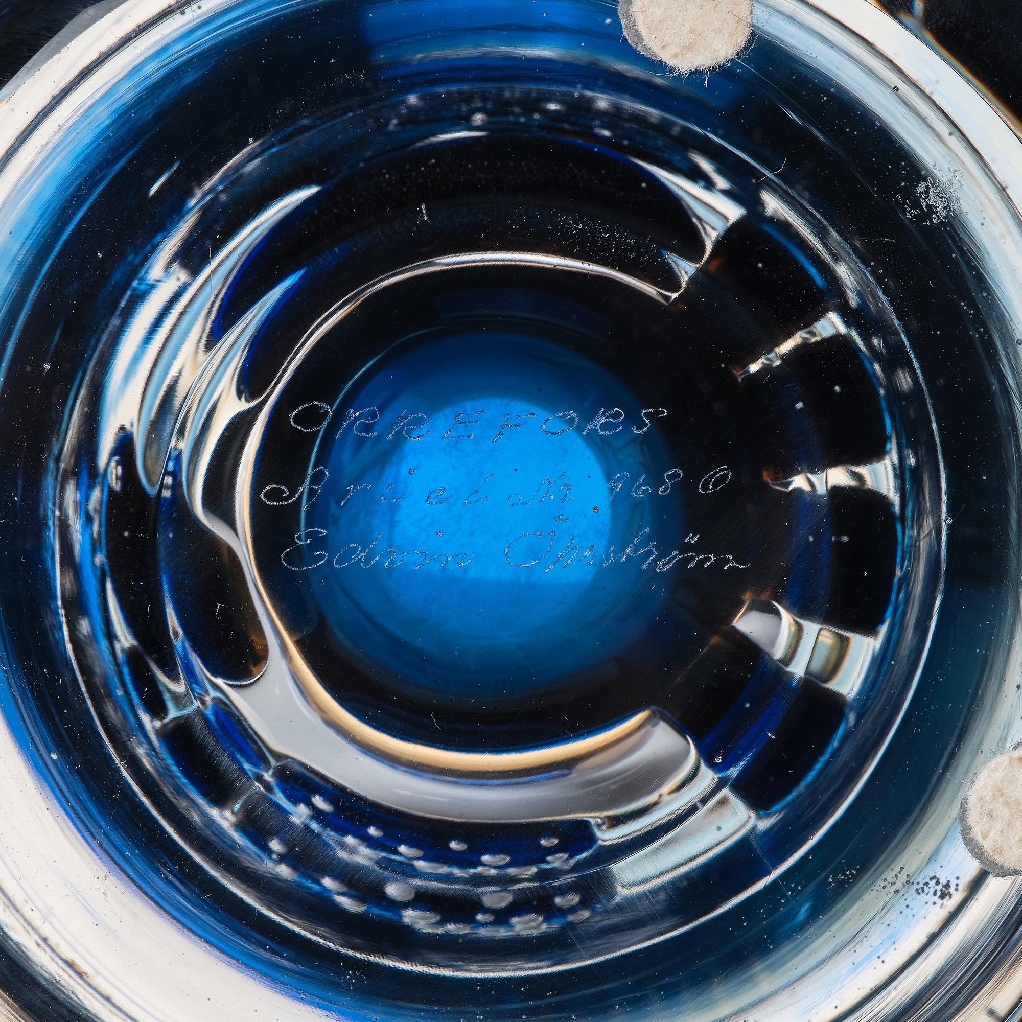 Edvin Öhrström, an "Assyrisk Prinsessa" (Assyrian Princess) ariel glass ...