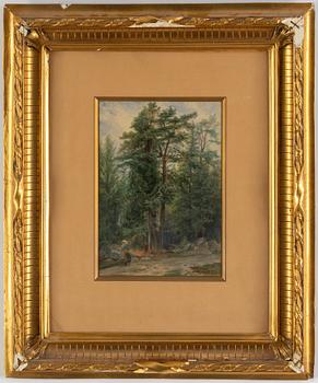 JOSEF WILHELM WALLANDER, watercolour, signed. - Bukowskis