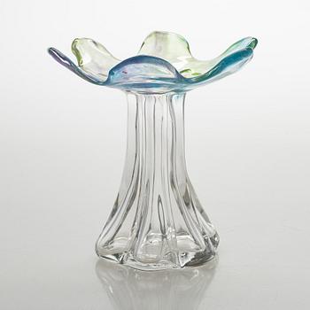 Helena Tynell, A signed vase "Kukkainen", Riihimäen Lasi Oy. 1972 ...