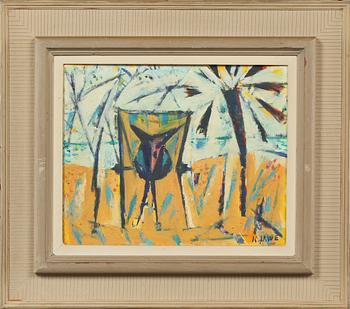 KNUT IRWE, olja på pannå, signerad. - Bukowskis