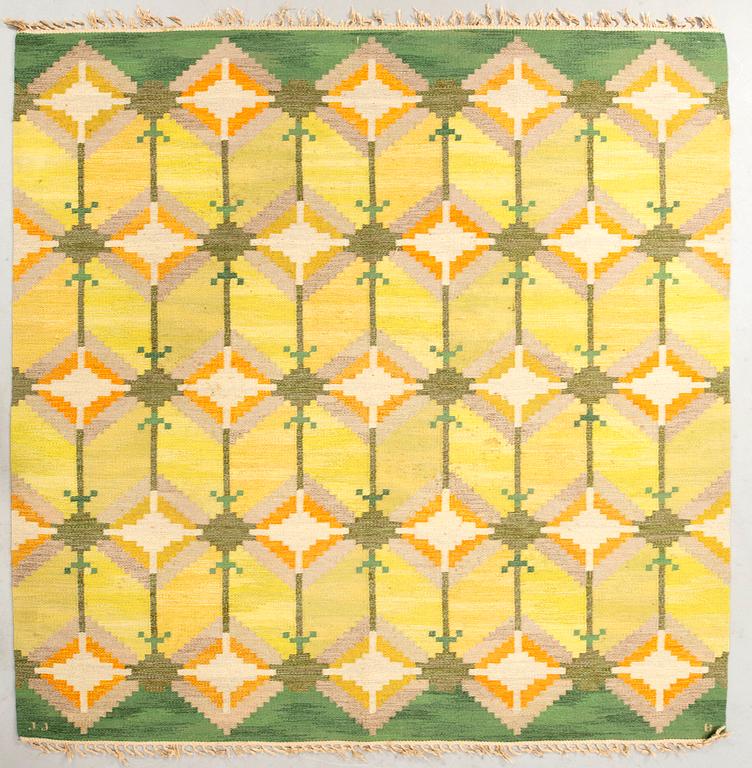 Judith Johansson, matta rölakan, "Övralid" signerad, ca 283x237 cm ...