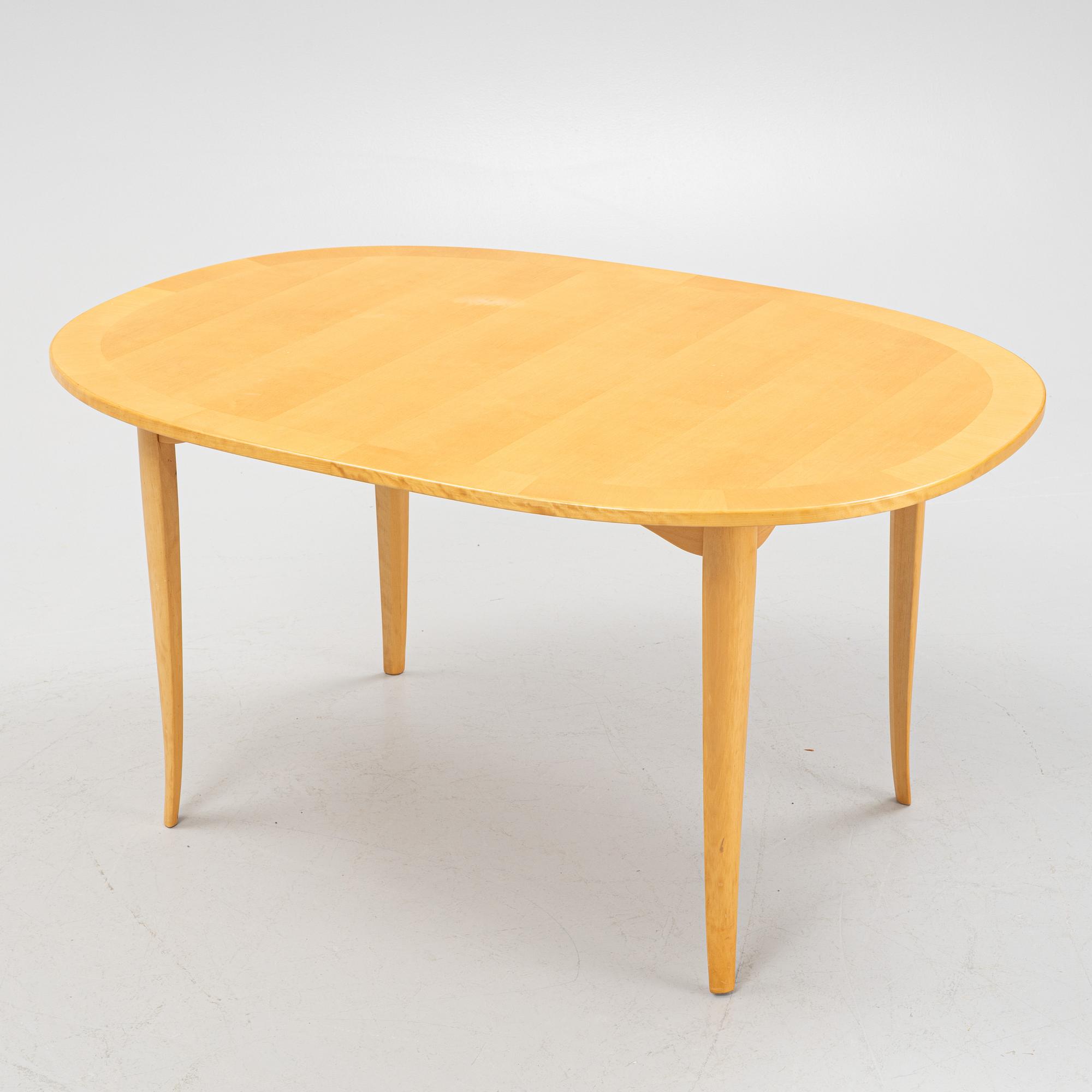 Carl Malmsten, soffbord, "Ovalen". - Bukowskis