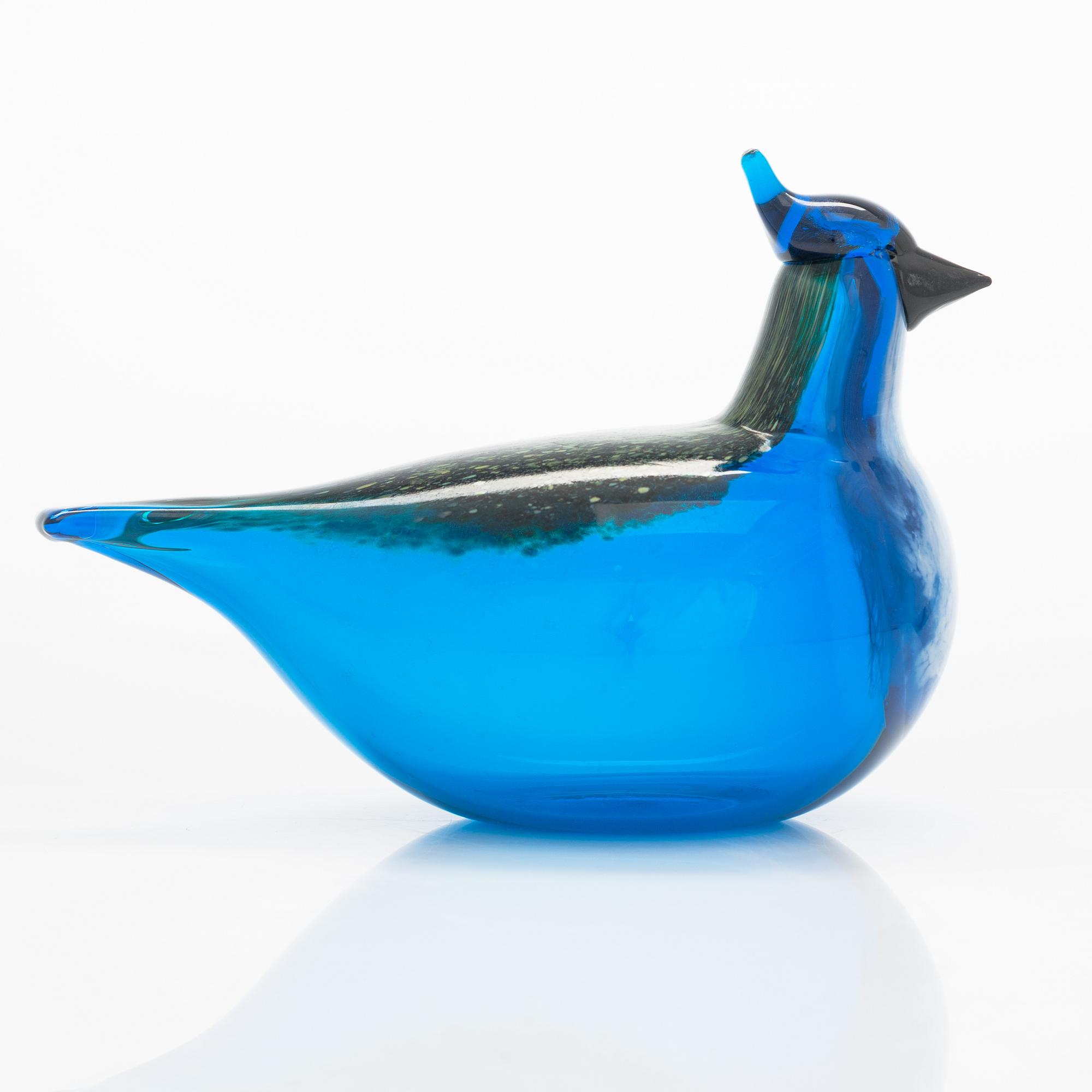Oiva Toikka, annual glass bird 1999, signed signerad O. Toikka ...