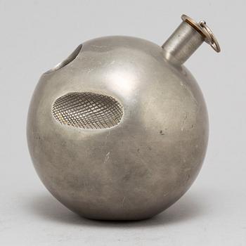 A pewter flask, from Firma Svenskt Tenn, designed by Nils Fougstedt or ...