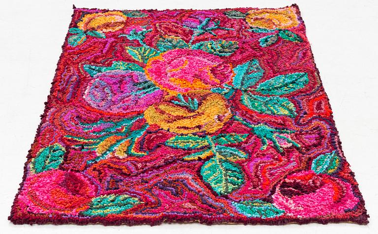 Kaffe Fassett, "Rose rag rug". - Bukowskis
