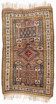An antique Quchan Kurdish rug, ca 248-265 x 153 cm. - Bukowskis