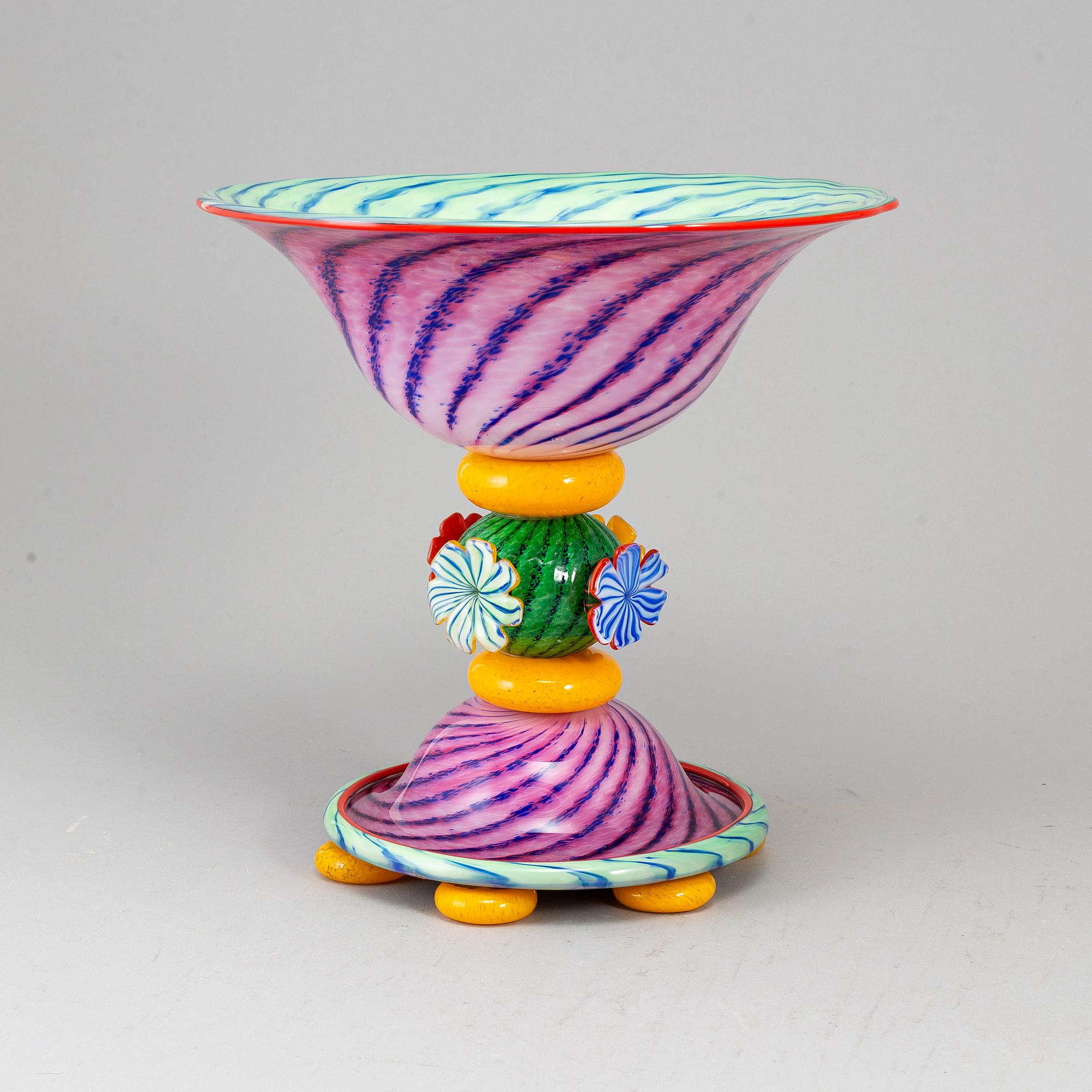 Jonas Rooth, a glass sculpture, 1990's. - Bukowskis
