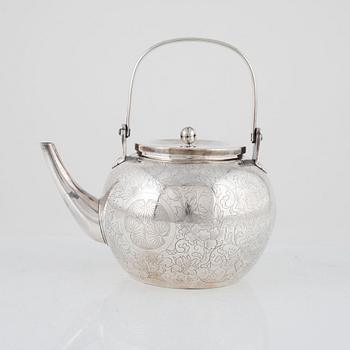Tekanna, Japan, silver, 1900-talets andra kvartal. - Bukowskis