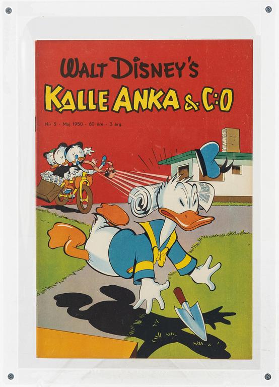 Serietidning, "Kalle Anka & Co" Nr 5, 1950. - Bukowskis