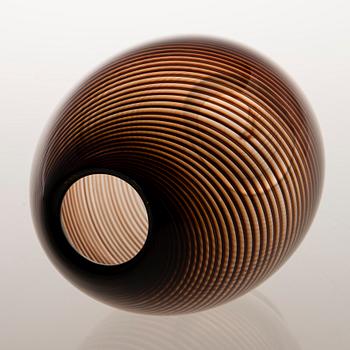 VICKE LINDSTRAND, lasiveistos, signeerattu Vicke Lindstrand, Kosta Unik ...