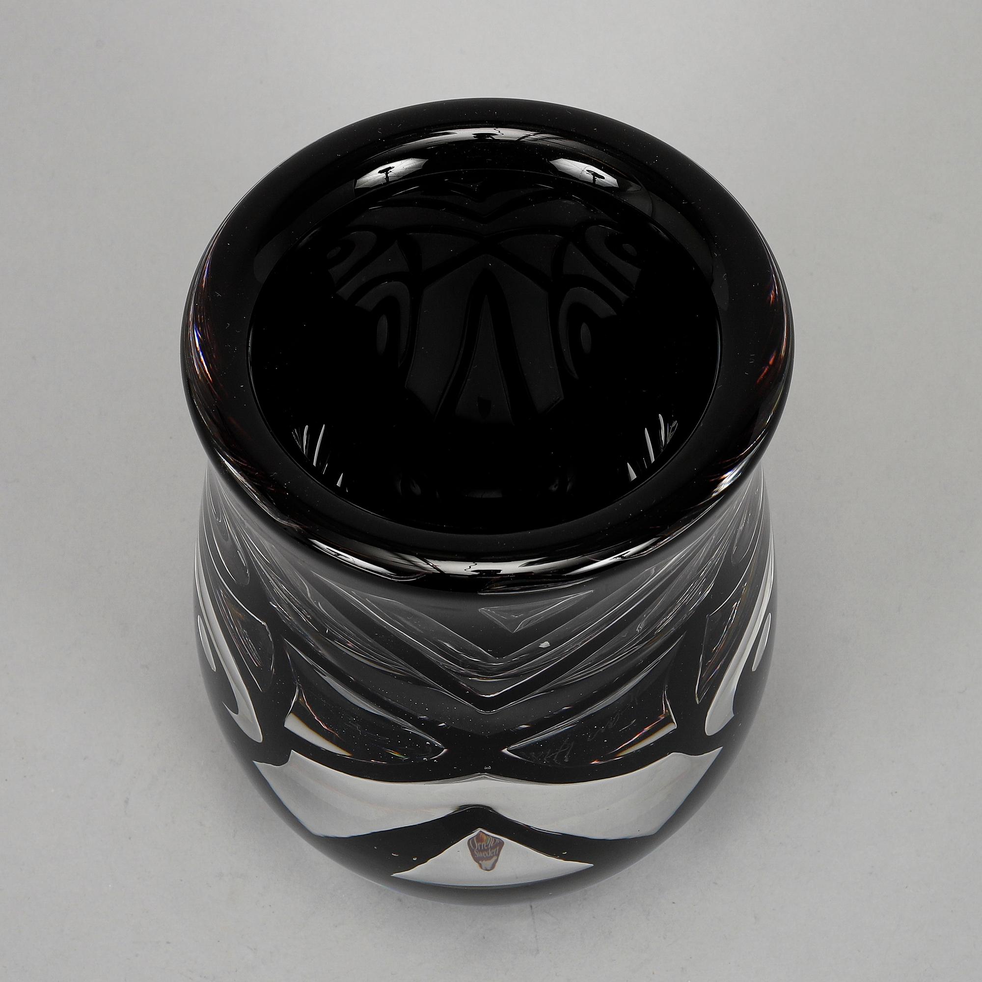 Lars Hellsten, vas, "ariel", Orrefors 1988. - Bukowskis