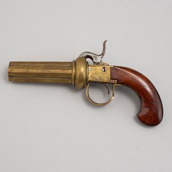 Slaglåsrevolver, 1800-talets andra hälft, Anders Johannesson, Ödestugu. - Bukowskis