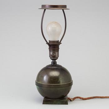 BORDSLAMPA, GAB brons, 1930-tal. - Bukowskis