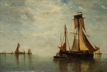 Paul Jean Clays, oil on canvas, signed. - Bukowskis