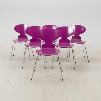 Arne Jacobsen, stolar 6 st "Myran" för Fritz Hansen 1990-tal. - Bukowskis