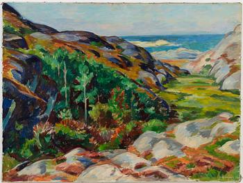 Birger Simonsson, oil on canvas, signed. - Bukowskis