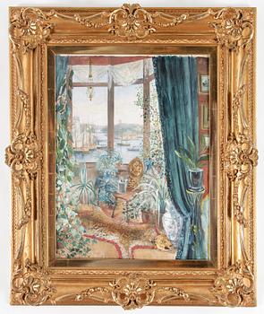 ANNA BILLING, Watercolour, signed and dated Stockholm (18)88. - Bukowskis