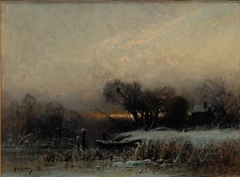 Johan Kindborg, Vinterfiske. - Bukowskis