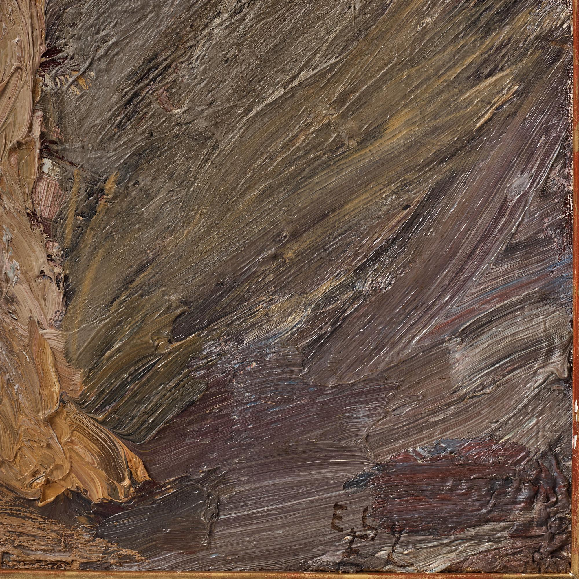 Evert Lundquist, Figure in landscape. - Bukowskis