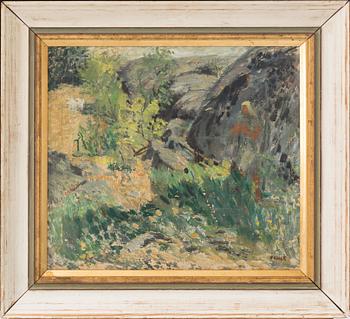 GUSTAF ADOLF FAHLE oil on canvas, signed. - Bukowskis