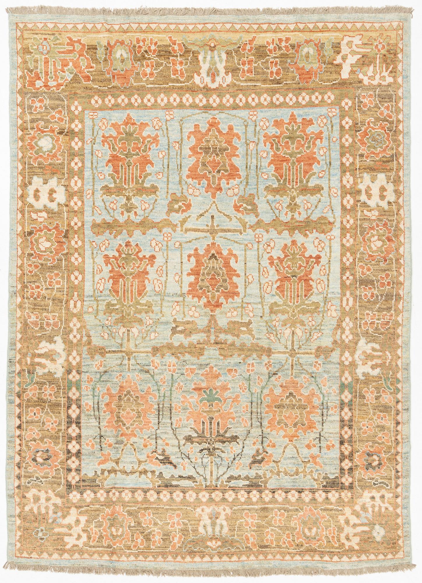 Matta, västpersisk, Arts and Crafts mönster, ca 362 x 269 cm. - Bukowskis