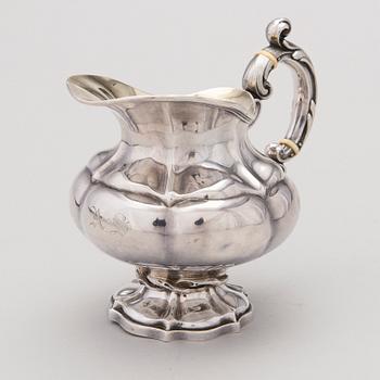 A milk jug in silver (950), mark of CAL, France latter half of the 19th ...