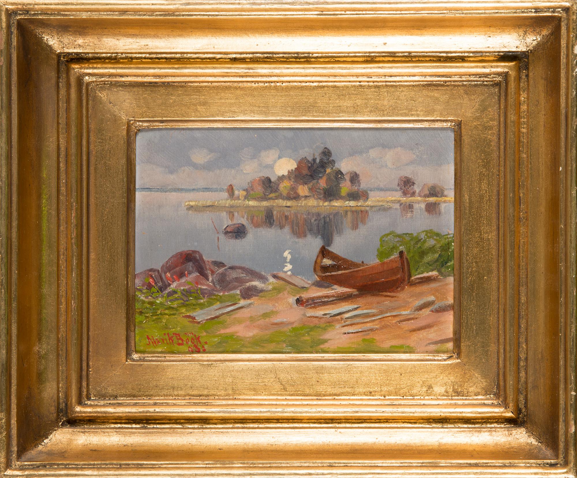 Alarik Böök, oil on board, signed and dated -03. - Bukowskis