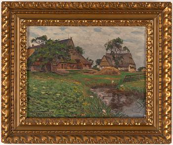 Wilhelm Fritzel, oil on canvas, signed. - Bukowskis