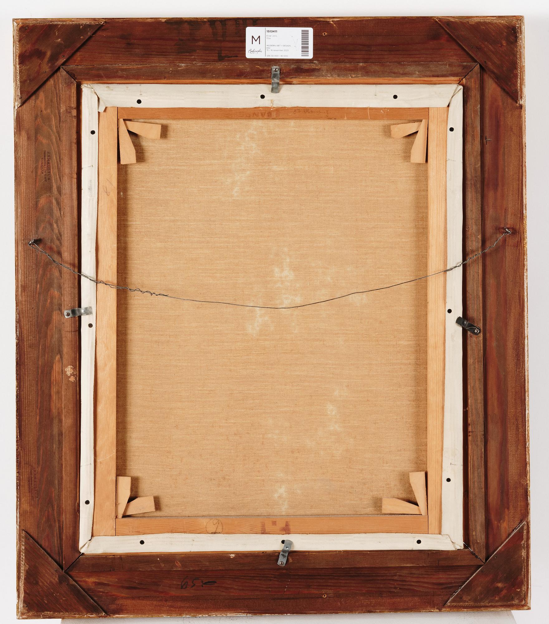 Einar Jolin, Stilleben med blommor i vas. - Bukowskis