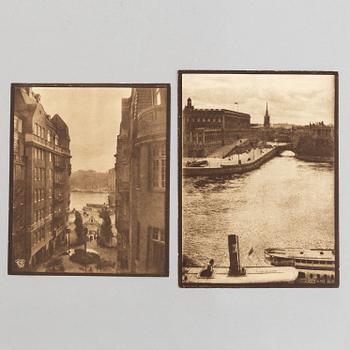 Henry B. Goodwin, Two photo gravures from the book Vårt vackra ...