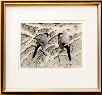 Greger Johansson, akvarell signerad och daterad -93. - Bukowskis