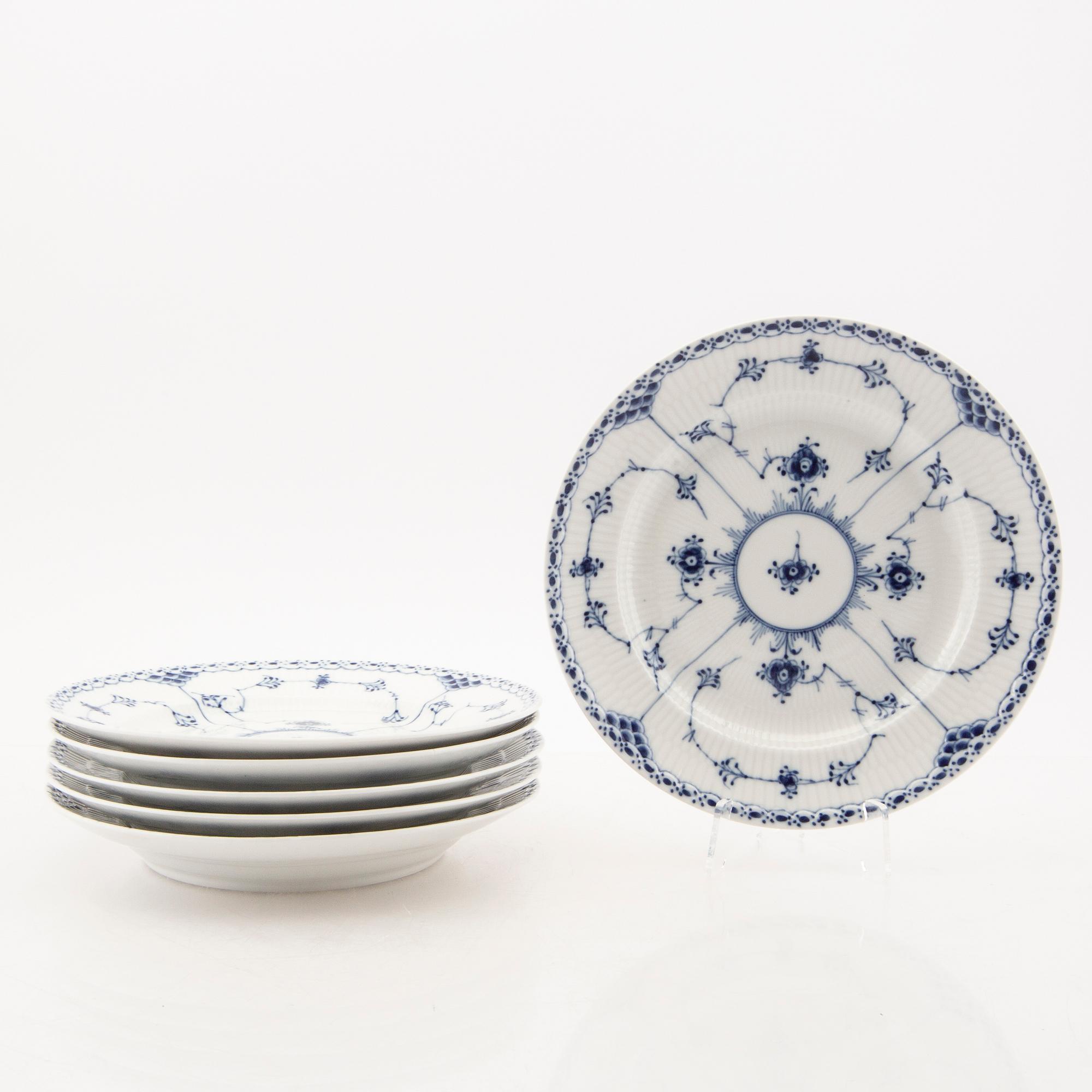 Dinnerware 38 dlr musselmalet hel and and halvblonde Royal Copenhagen ...