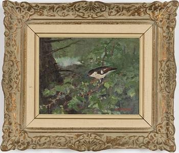 Nils Björkqvist, "White Flycatcher". - Bukowskis