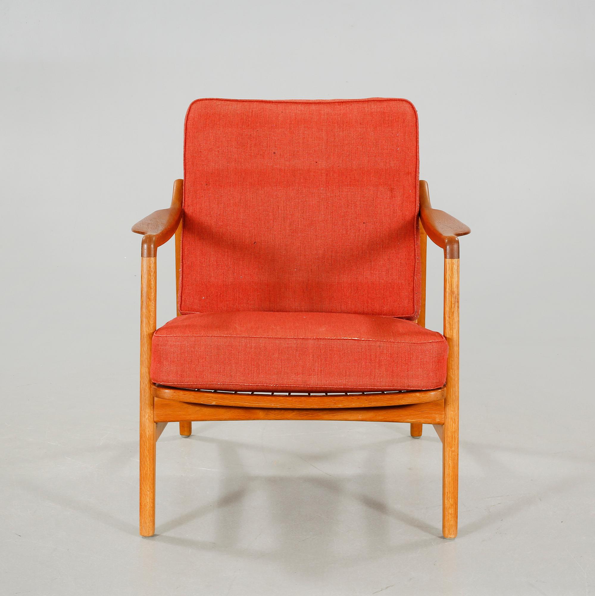 EDVARD KIND-LARSEN, fåtölj, "fd 117", France & Daverkosen, modell ...