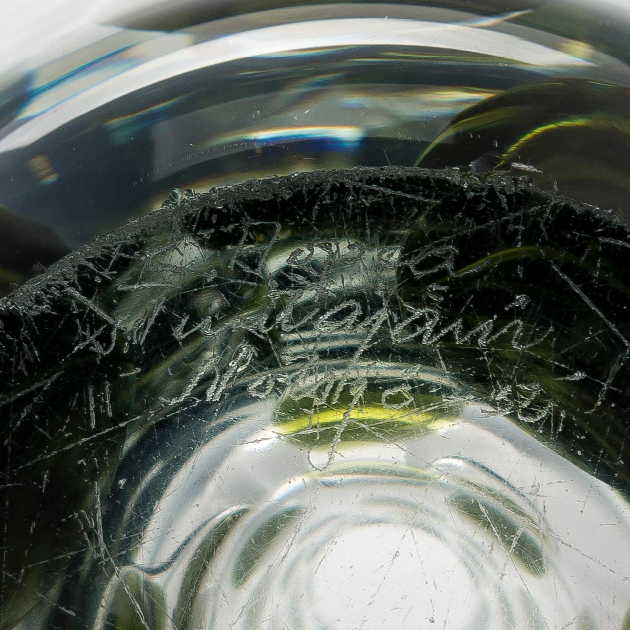 Saara Hopea, A 'Panther' vase, signed S. Hopea, Nuutajärvi Notsjö -55 ...