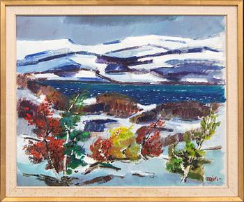 Kjell Leander-Engström, oil on canvas signed and dated 67. - Bukowskis