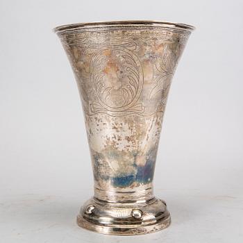 Erik Johan Modée bägare silver Borås 1820-tal. - Bukowskis