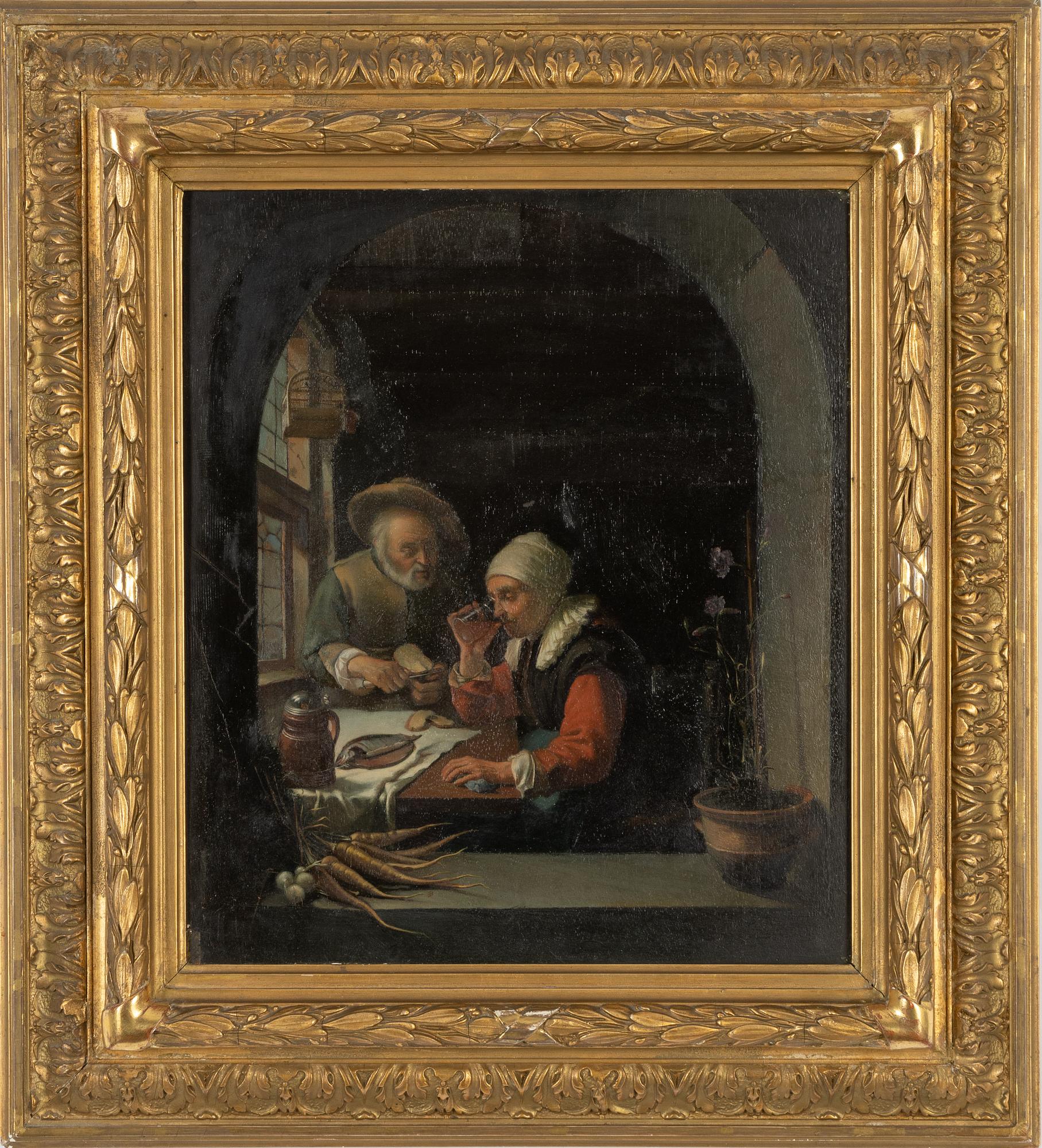Franz van Mieris, after, oil on panel. - Bukowskis
