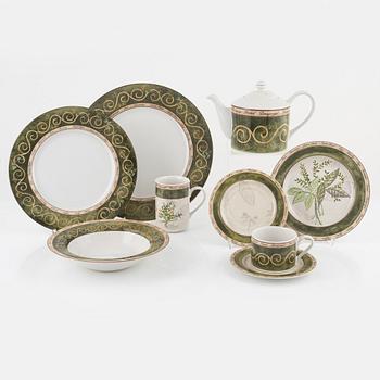 Mat -och kaffeservis, ca 58 delar, porslin, "Bouquet Garni", PTS ...