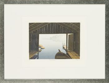 Esa Riippa, etching, signed and dated -10, numbered 36/75. - Bukowskis