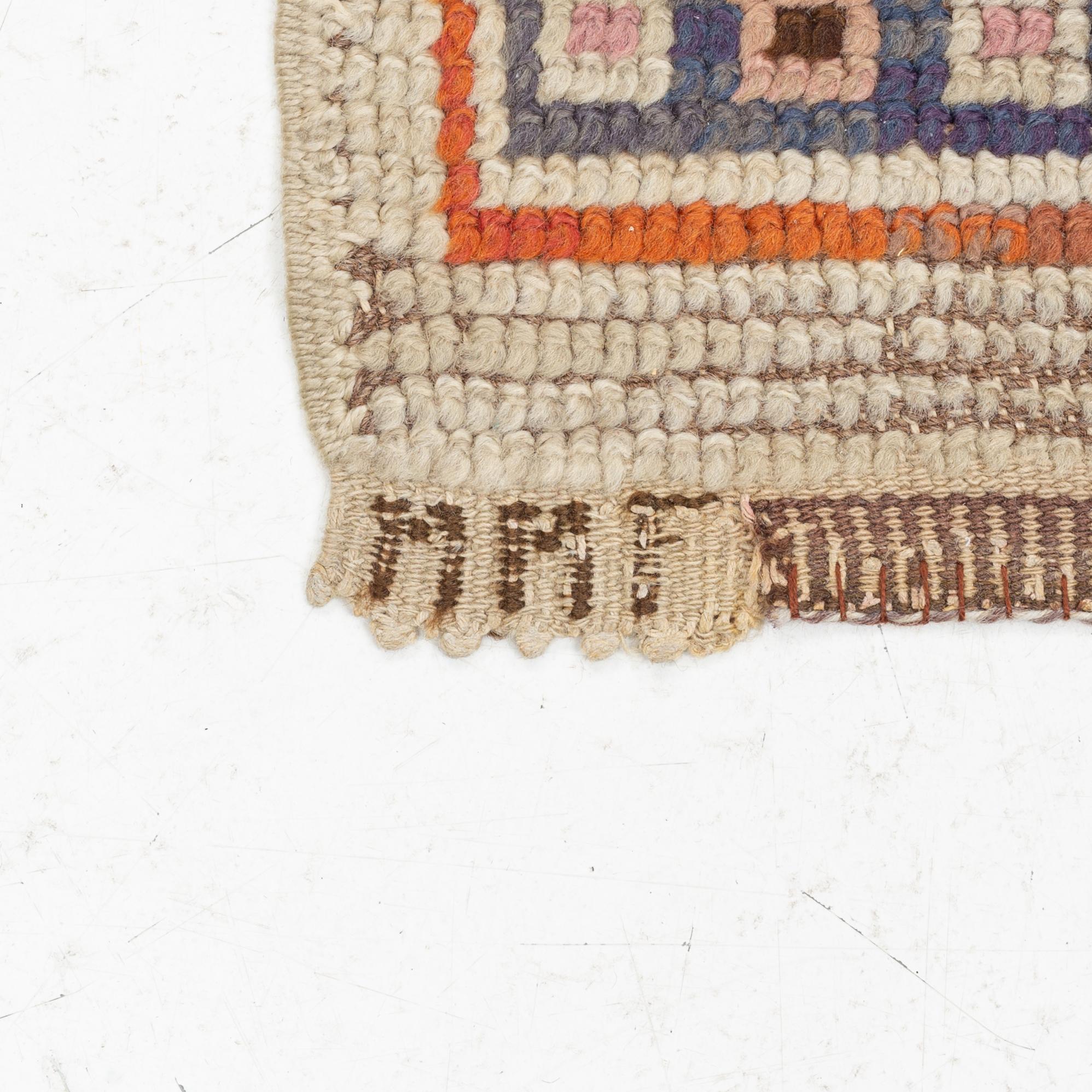 Märta Måås-Fjetterström, matta, "Scholanders" flossa, ca 290 x 185 cm ...