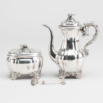 A Swedish 19th century coffee pot mark of G Dahlgren Malmö 1851 ...