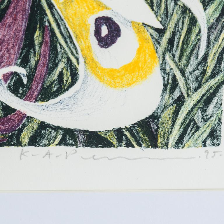 KARL AXEL PEHRSON, colour lithograph, signed and numbered 156/385 ...